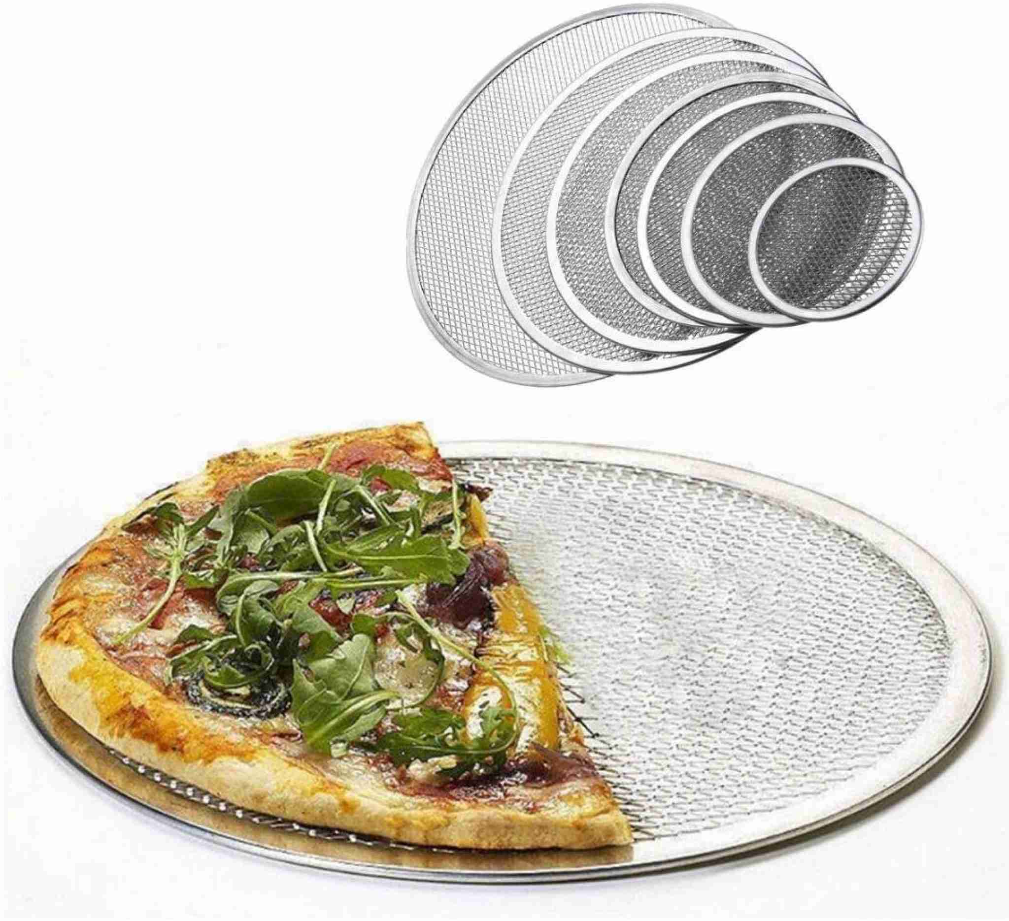 Pizza Tray For Oven 20 Inch Pizza Screen - The Kitchened Pizza Pan